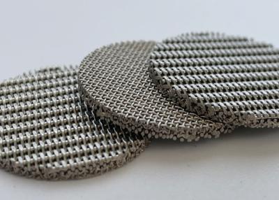 China Various Shapes Stainless Steel 5 Um 10 Um Sintered Wire Mesh Filter Disc for sale