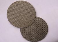 China 1.7mm Sintered Wire Mesh Filter Multilayer Round 316l Flameproof Sheet Coffee for sale