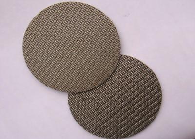 China 1.7mm Sintered Wire Mesh Filter Multilayer Round 316l Flameproof Sheet Coffee for sale