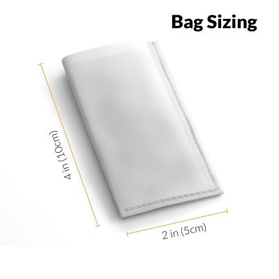 China Nylon Mesh Filter Bags 3*3 Inch 72 110 130 Micron With Double Stitching​ for sale