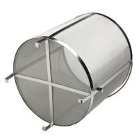 China Beverage 304 316 Hops 100 200 300 Micron Beer Filter Cylinder With Handle for sale