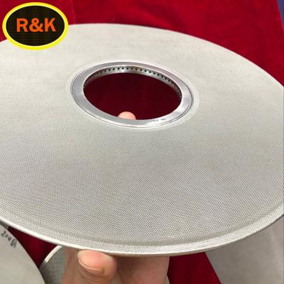 China 316L Round Wire Mesh Screen ,Twill Weave Wire Mesh 0.5 Micron Ultra Fine for sale