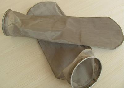 China Durable Fine Stainless Steel Wire Mesh Filter Bags High Pressure Resistance Customized Dimension for sale