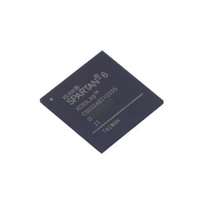 China XC6SLX9-2CSG324I BGA324 xilinx chips 1.2V Input-output quantity 200 field programmable gate array IC electronic for sale