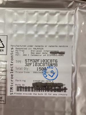 China STM32F103C8T6  LQFP48  SMDIntegrated Circuits MCU Controller Microcontrol for sale