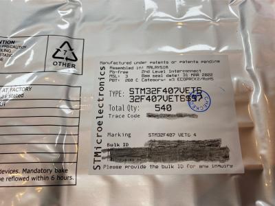China STM32F407VET6  LQFP100  SMDIntegrated Circuits MCU Controller Microcontrol for sale