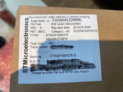 China STM32F429IGT6  LQFP176  SMDIntegrated Circuits MCU Controller Microcontrol for sale