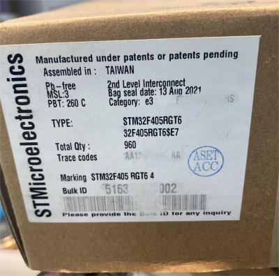 China STM32F405RGT6  LQFP64 SMDIntegrated Circuits MCU Controller Microcontrol for sale