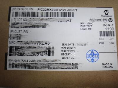 China PIC32MX795F512L-80I/PT TQFP100   SMDIntegrated Circuits MCU Controller Microcontrol for sale