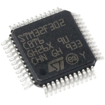 China In Stock Microcontrollers IC MCU 32BIT 64KB FLASH 48LQFP Electronic component Integrated circuits STM32F302C8T6 for sale