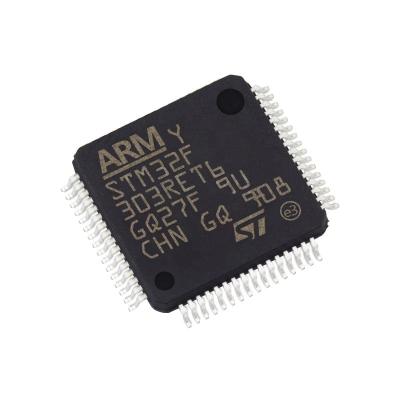 China In Stock Microcontrollers IC MCU 32BIT 512KB FLASH 64LQFP integrated circuits ic chip STM32F303RET6 for sale