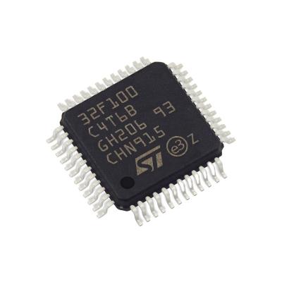 China In Stock Microcontrollers IC MCU 32BIT 16KB FLASH 48LQFP integrated circuits ic chip STM32F100C4T6B for sale