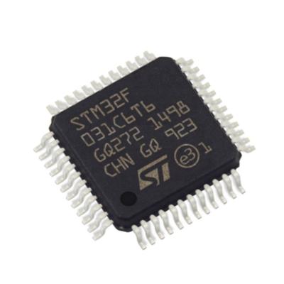 China In Stock Microcontrollers IC MCU 32BIT 32KB FLASH 48LQFP integrated circuits programmable ic chip STM32F031C6T6 for sale