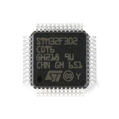 China In Stock Microcontrollers IC MCU 32BIT 128KB FLASH 48LQFP Electronic component Integrated circuits STM32F302CBT6 for sale
