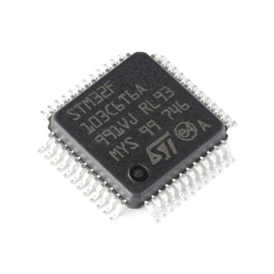 China In Stock Microcontrollers IC MCU 32BIT 32KB FLASH 48LQFP Electronic component Integrated circuits STM32F103C6T6A for sale