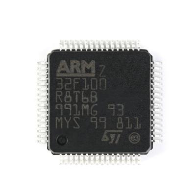 China Microcontroller Integrated Circuit IC MCU 32BIT 64KB FLASH 64LQFP STM32F1 STM32F100 STM32F100R8T6B for sale