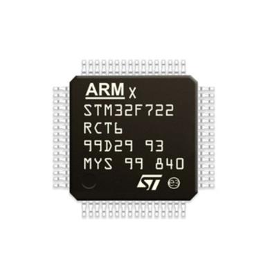 China STM32F STM32F722 STM32F722RCT6 IC MCU 32BIT 256KB FLASH 64LQFP STM32F722RCT6 for sale