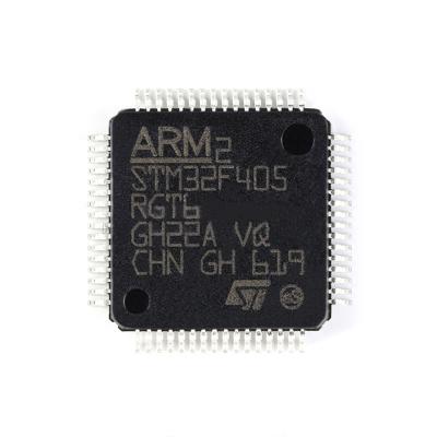 China Microcontroller Integrated Circuit IC MCU 32BIT 1MB FLASH 64LQFP STM32F4 STM32F405 STM32F405RG STM32F405RGT6 for sale