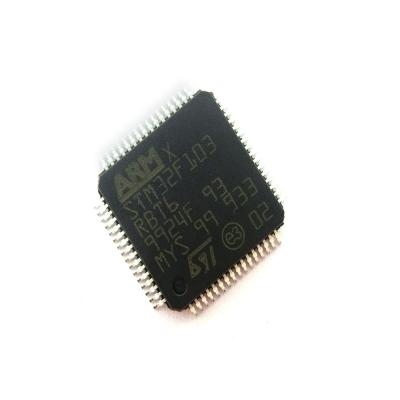 China STM32F103RBT6 Mcu 32-bit Stm32f1 Arm M3 Risc 128kb Flash 2.5v/3.3v 64-pin Lqfp Ic for sale