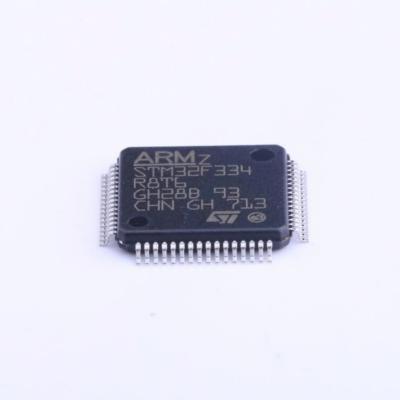 China MCU 32-Bit STM32 ARM Cortex M4 RISC 64KB Flash 2.5V/3.3V 64-Pin LQFP Tray - Trays STM32F334R8T6 IC for sale
