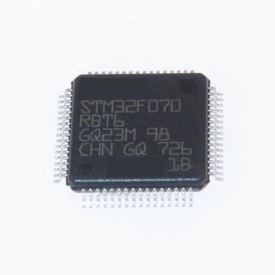 China Chuangyunxinyuan New Original STM32 STM32F070 Integrated Circuit Flash Memory 32-bit Microcontroller STM32F070RBT6 IC for sale