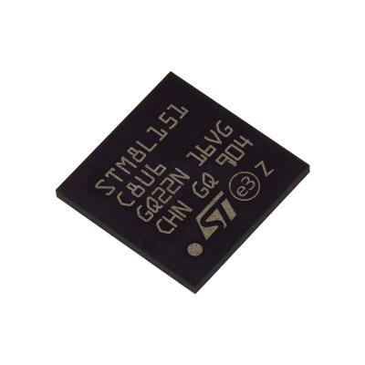China STM8L151C8U6 New Original Microcontroller Online Electronic Components Integrated Circuits QFN48 MCU STM8L151C8U6 Ic for sale
