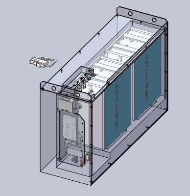 China Linde Electric Forklift Lithium Battery 51.2V 525Ah 1220mmx424mmx784mm for sale