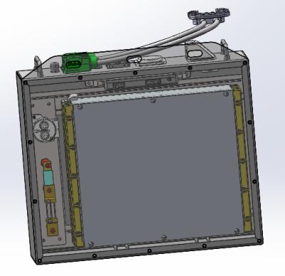 China EIKTO 25.6V 175Ah Lithium Powered Forklift Battery Without Counterweight for sale