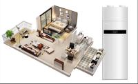 China Small Residential Floor Standing Energy Recovery Ventilation Duct Fresh Air ERV System for sale