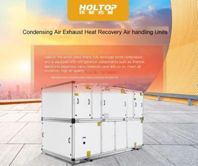 China Condensing Exhaust Heat Recovery AHU delivering consistent fresh air supply while reducing energy consumption effectively for sale