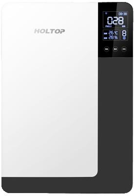 China Holtop Wall Mounted Residential ERV HRV for Indoor Outdoor Air Exchange and Filtration with CO2 Sensor for sale
