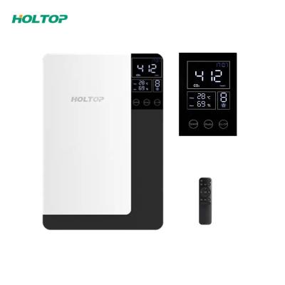 China Holtop Wall Mounted Residential ERV HRV for Indoor Outdoor Air Exchange and Filtration with CO2 Sensor for sale