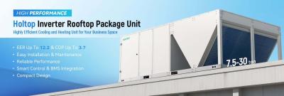 China Rooftop Air Handling Units AHU medium sized packaged HVAC system integrating refrigeration heating and ventilation for rooftop for sale