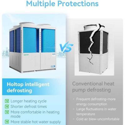 China HFW-150HA1-DC Standard Air Conditioner modular air cooled heat pump unit providing and chilled water supply for HVAC air handling unit applications for sale
