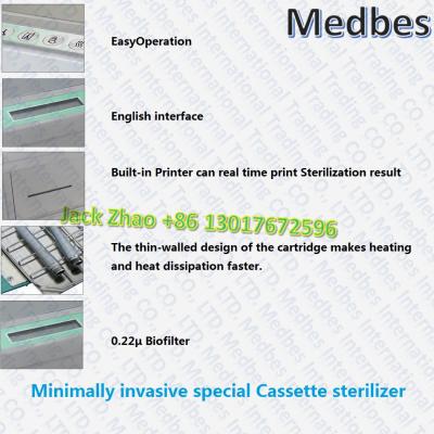China High Quality Quick Cassette Pressure Steam Autoclave Sterilizer with Certificate for sale