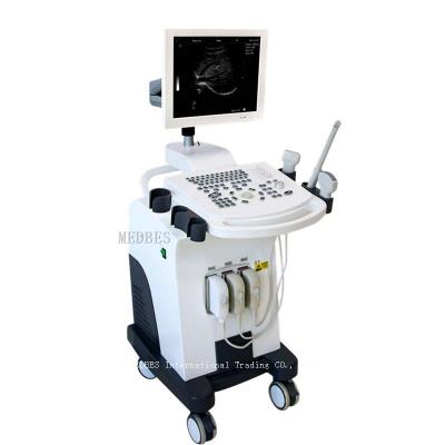 China Full digital hospital cheapest 4D trolley color doppler laptop portable for sale