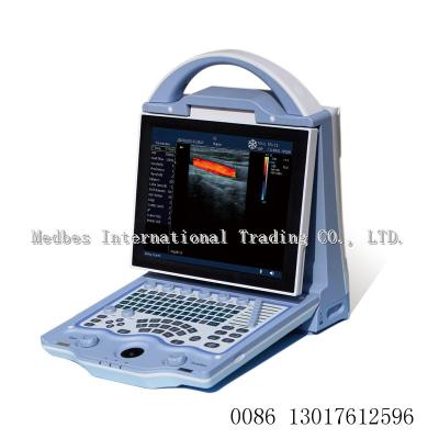 China two probe holders Portable 2D Color doppler ltrasound Scanner  human  ultrasound machine for sale