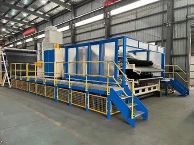 China Mining Laboratory Single Cylinder Carding Machine For Nonwoven Manufacturing for sale