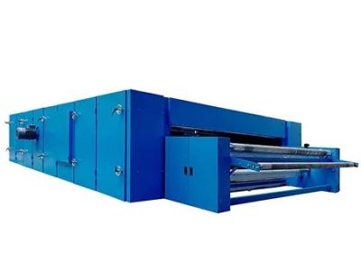 China Single belt hot air circulation oven for thermal bonding soft poly wadding for sale