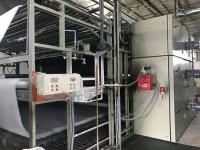 China 6-12meters long hot air oven for spray bond nonwoven soft wadding for sale