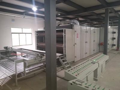 China Three layer hot air oven for nonwoven spray bond 40-400gsm wadding for sale