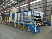 China Industrial Non Woven double or single cylinder Carding Machine with self-cleaning system for sale