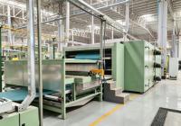 China 6-12meters long hot air oven for spray bond nonwoven soft wadding for sale