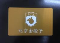 China Eco Friendly Laser Machine Parts , Rectangular Metal Name Card With Aluminum Sheet Material for sale