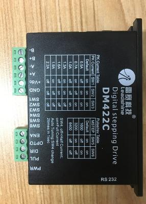 China DM422 Digital Low Voltage Stepper Motor Driver With Low Noise , Black Color for sale
