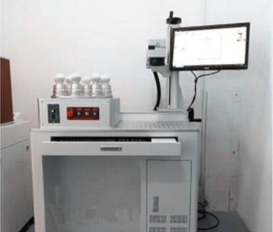 China 20 Watt CE Led Bulbs Fiber Laser Marking Machine 8 Position for sale
