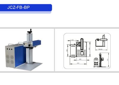China 20w 30w Fiber Laser Marking System 1064nm For Metal Marking / Engraving for sale