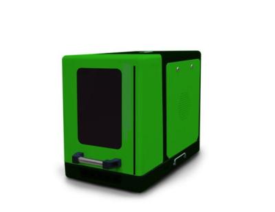 China small 10/20/30w Portable Fiber Laser Engraving Machine with frame for sale