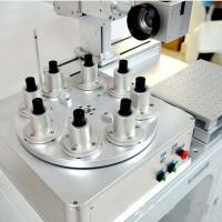 China Automatic Rotary Device Fiber Laser Marking Machine 8 Position For LED Bulb for sale