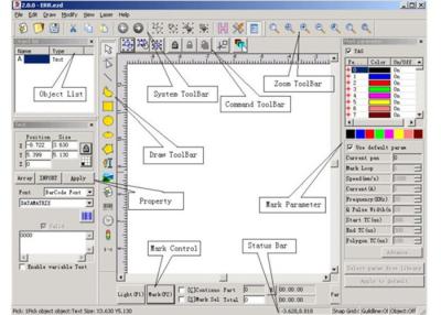 China 1D 2D 3D EZCAD2  Laser Marker Software Powerful For Laser Machine for sale